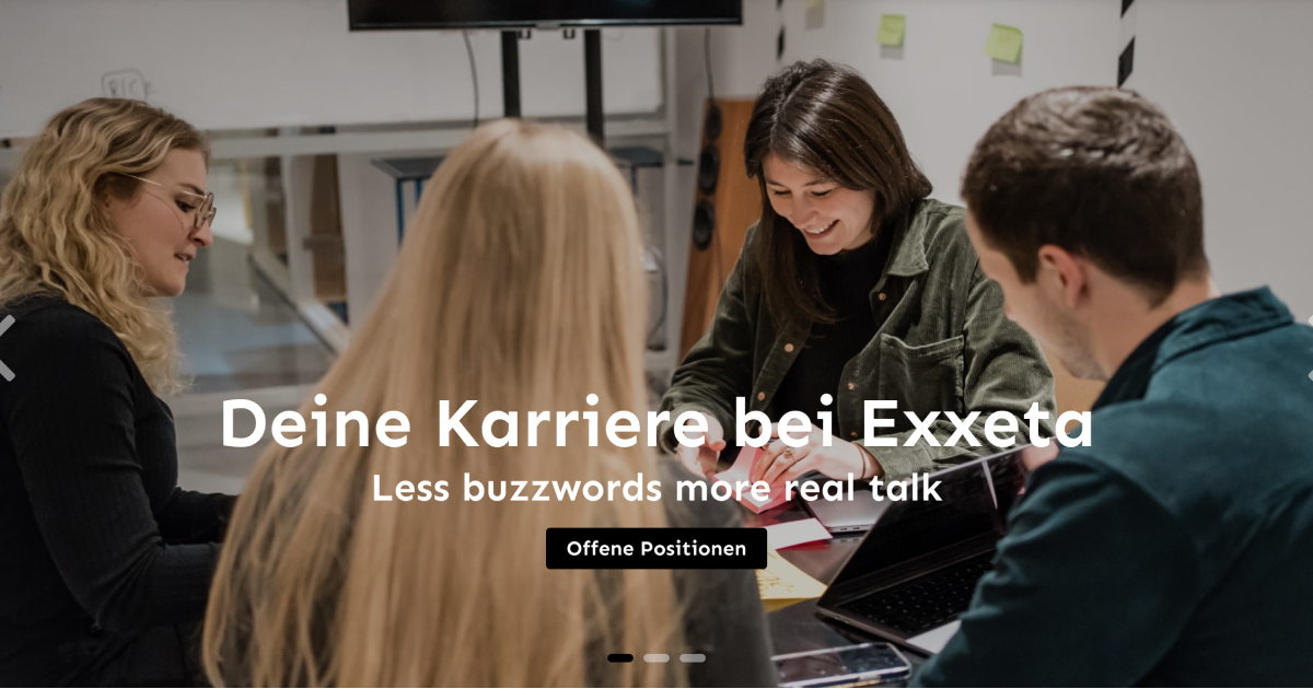 Karriere - Mach die Welt digitaler und nachhaltiger | Exxeta › Exxeta AG